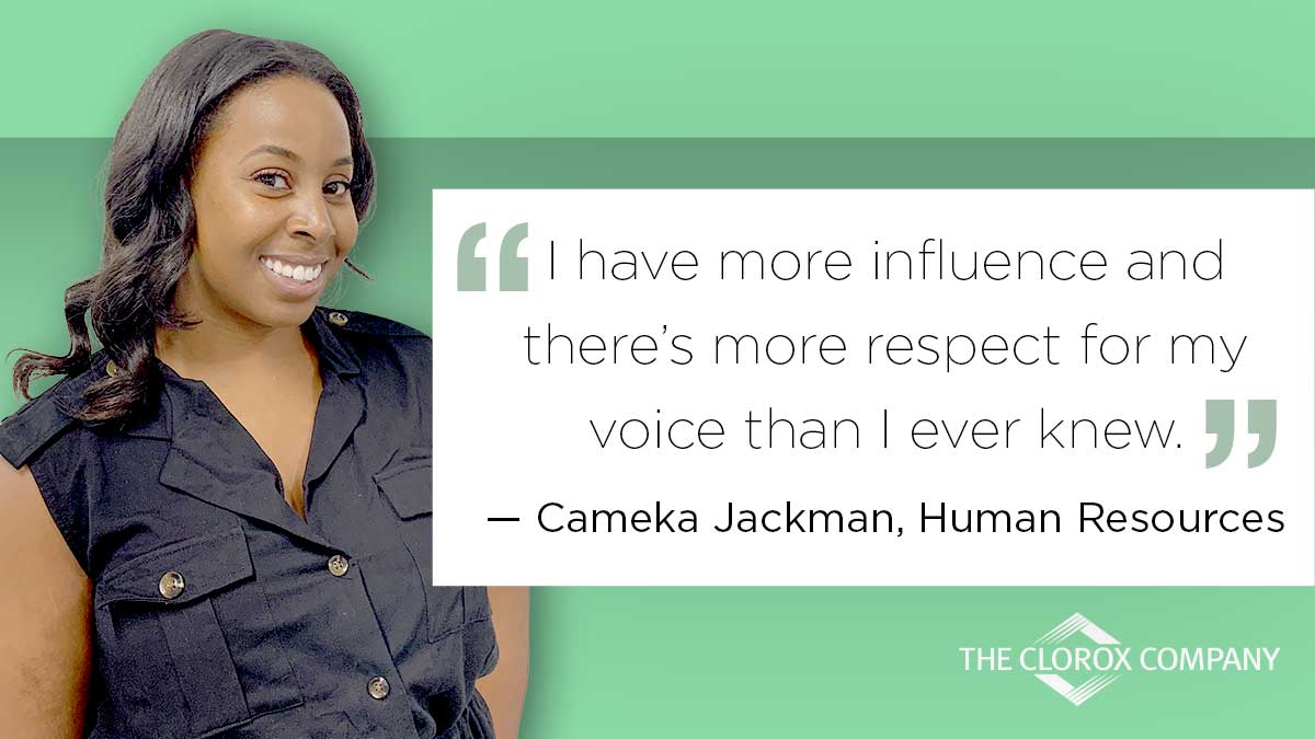 Grow, Lead and BELIEVE: Meet Cameka Jackman | The Clorox Company