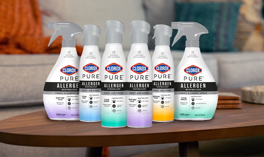 Introducing Clorox PURE: Everyday defense against household allergens ...
